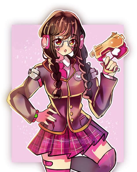 Dva Academy Skin By Melancholicly On Deviantart