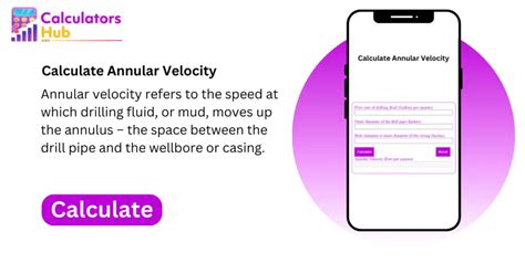 Calculate Annular Velocity Online