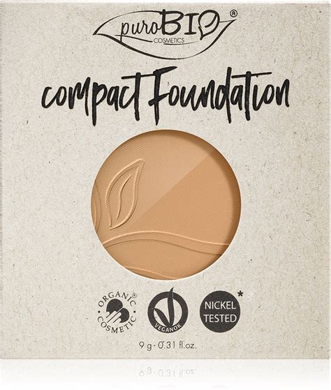 Purobio 화장품 컴팩트 파우더 파운데이션 리필 Spf 10 컬러 03 9g