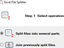 Excel File Splitter Download Splits An Excel File In Equal Parts Based On Word Count Or