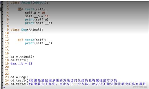 Python 中的私有方法和私有属性 Csdn博客