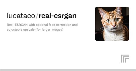 lucataco real esrgan run with an api on replicate