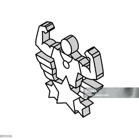 우승자 챔피언 아이소 메트릭 아이콘 벡터 일러스트 레이 션 Championship에 대한 스톡 벡터 아트 및 기타 이미지