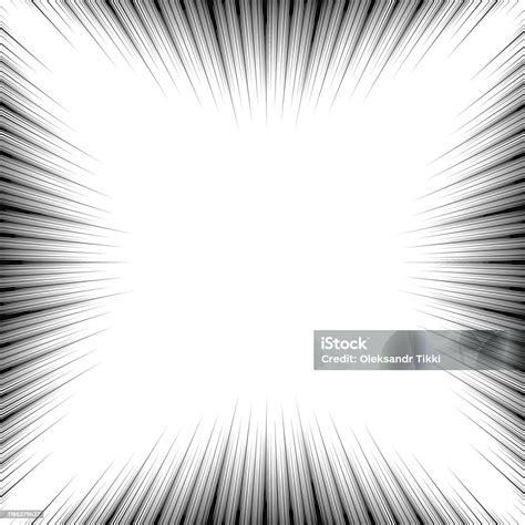 만화 템플릿 흑백 추상 만화 프레임 라인 배경 방사형 속도 슈퍼 히어로 액션 플래시 만화 벡터 일러스트 요소 깜짝 장면입니다 원형 스타버스트 폭발 텍스처 귀여운에 대한 스톡