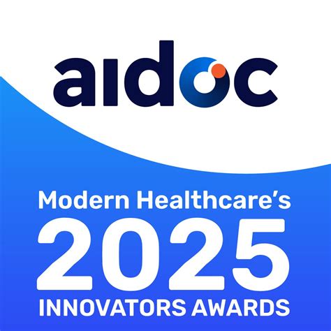 Aidoc Has Been Named One Of Modern Healthcares 2025 Innovators — A Recognition That Celebrates