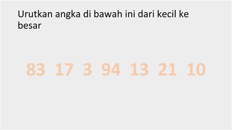 SOLUTION Informatika Penerapan Algoritma Pengurutan Studypool