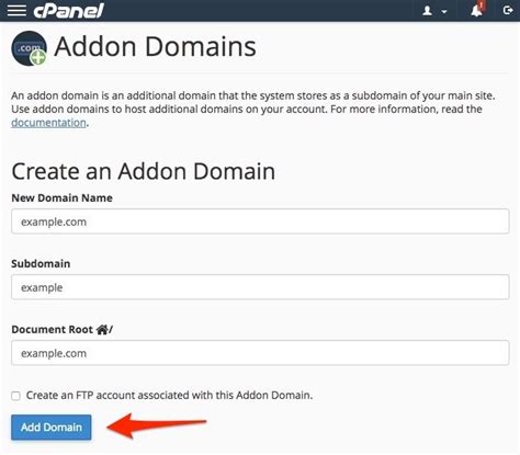 How To Add Addon Domain In Cpanel Knowledgebase
