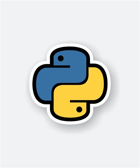 Python Logo Sticker Devisestore