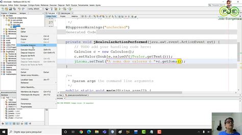 Utilizando Jframe Com Objeto Controle Para Efetuar Cálculos 1 YouTube
