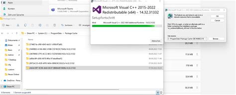 system microsoft visual c 2022 x64 additional runtime 14 32 31332