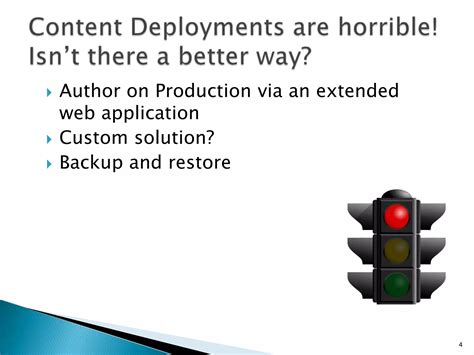 SharePoint Content Deployment Presentation PPT