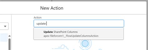 Update Columns Flow Action