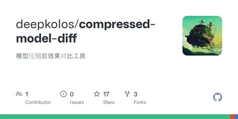 GitHub deepkolos compressed model diff 模型压缩后效果对比工具