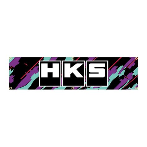 60x240cm Hks Power Camo Carro De Corrida Bandeira Tape Aria Poli Ster
