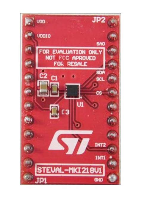 steval mki218v1 stmicroelectronics evaluation board ais2ih 3 axis