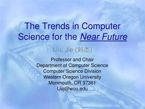 PPT The Trends In Computer Science For The Near Future PowerPoint Presentation ID