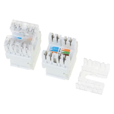 2 Stuks Utp CAT6A Netwerk Module Informatie Socket Vicedeal