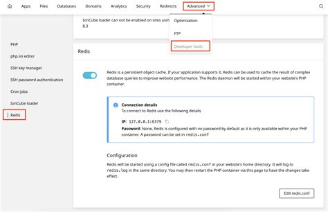 How To Enable Redis Enhance Hosting Knowledge Base