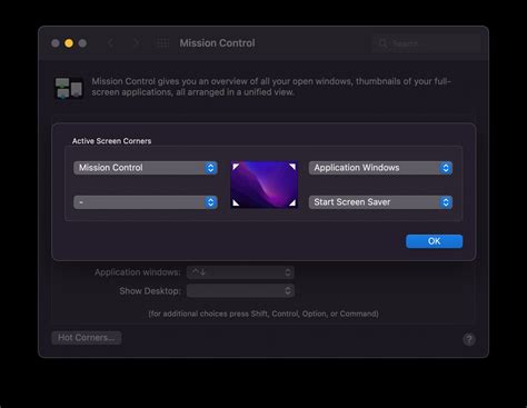 I Have No Idea What That Even Is The Only One I Use Is A Hot Corner To Bring Up Mission Control