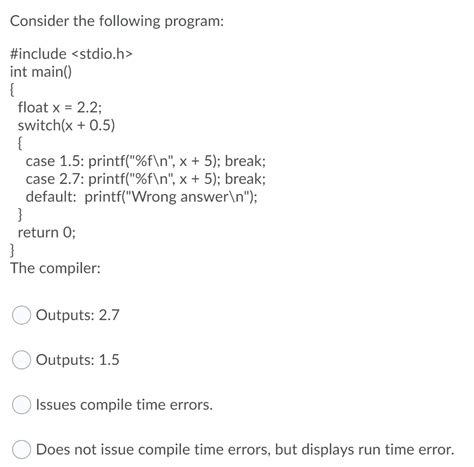 Solved Consider The Following Program Include Int