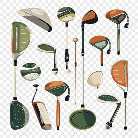 골프 클럽 벡터상표만화클립 아트 Png 일러스트 무료 다운로드 Lovepik