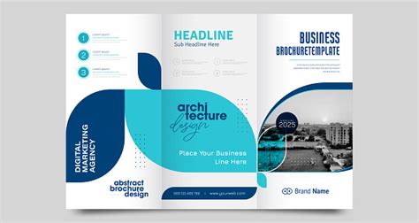 3 배 브로셔 디자인 트라이 폴드 전단지를 위한 기업 비즈니스 템플릿 책자에 대한 스톡 벡터 아트 및 기타 이미지 책자 건강관리와 의술 설계도 Istock