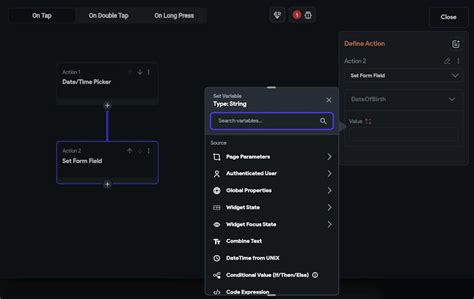 Get Value From Action And Set In Textfieldset Form Field