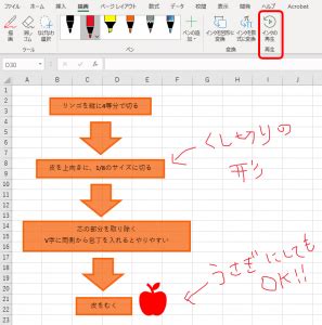 エクセルの描画ツールを使い手書きの図形を自動変換Office 新機能