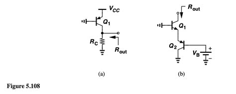 solved 6 compute the output impedance of the circuits shown