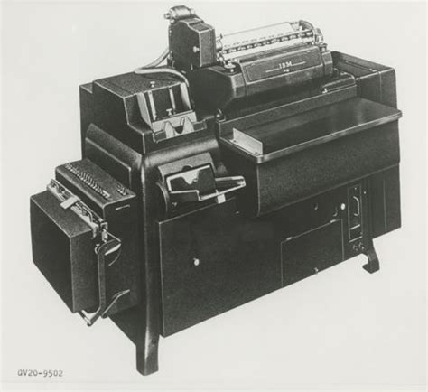 IBM Alphabetic Accounting Machine Ibm Card Computer History Computer Technology