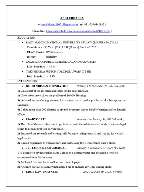 Cv Anuj Pdf Law Review Academic Publishing Cv Anuj Pdf Law Review Academic Publishing