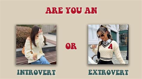 Which Girl Are You Introvert Or Extrovert🌷 Aesthetic Quiz Youtube