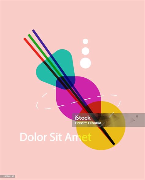 밝은 분홍색 색상 배경에 추상 기하학적 반투명 모양 구성 벡터 그림입니다 커버 카드 포스터 등을 위한 디자인 템플릿 0명에 대한 스톡 벡터 아트 및 기타 이미지 Istock