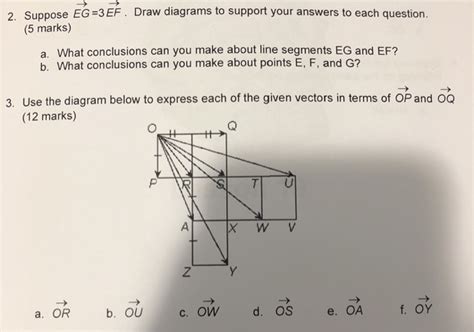 Solved Draw Diagrams To Support Your Answers To Each Chegg Com