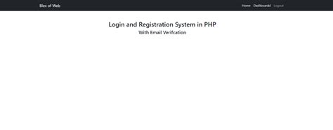 Github Onlyjaximus14 Php Login Registration System With Email
