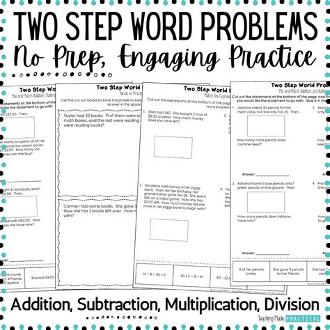 Image Result For Multi Step Word Problems Grade 2 Multi Step Word