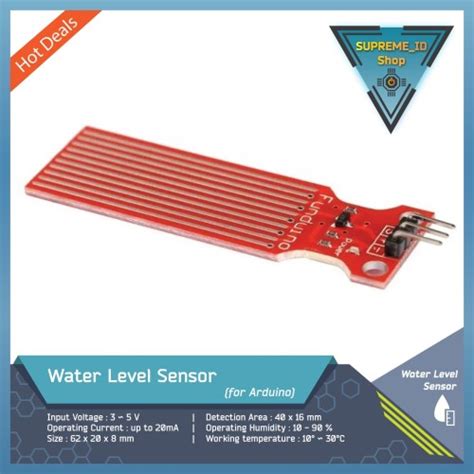 Jual Water Level Detection Sensor Module Arduino Raspberry Pi Jakarta Utara Supreme Id