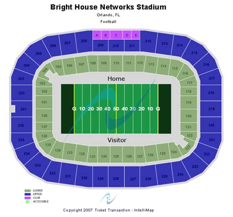 Spectrum Stadium Seating Chart