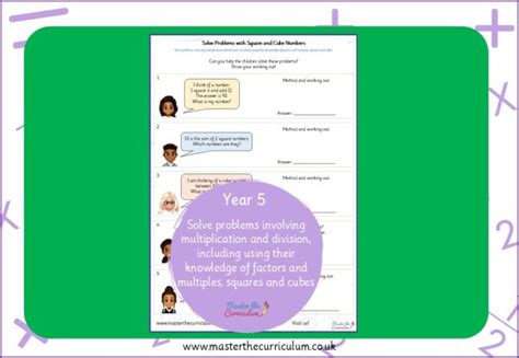 Solve Problems With Square And Cube Numbers Master The Curriculum