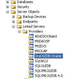 Oracle Linked Database Server Super User