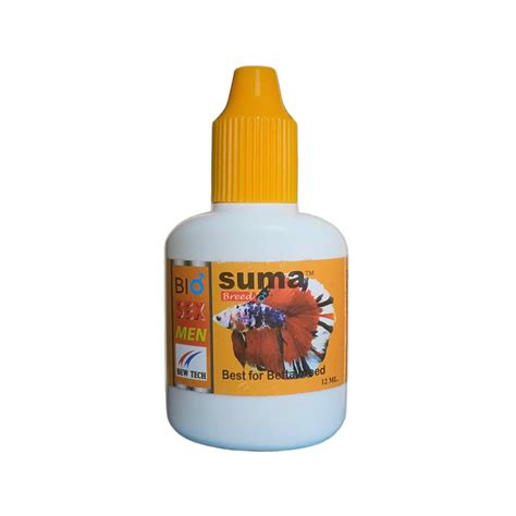 Suma X Breed Bio Sex Men เพิ่มประสิทธิภาพการผสมพันธุ์ของปลากัด ขนาด 12 Ml Shopee Thailand