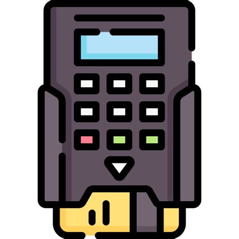 Pos Terminal Special Lineal Color Icon
