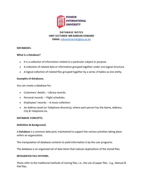 database notes new pdf databases data model