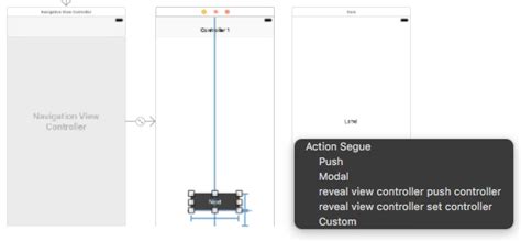 Ios Cannot Create Show Segue In Navigation Controller Stack Overflow