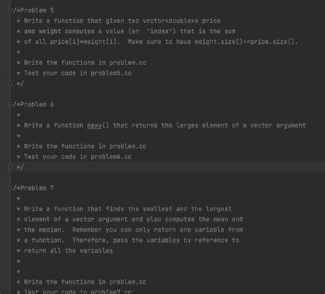 Solved Problem 5 Write A Function That Given Two Vector