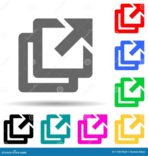 sheets multi color style icon simple thin line outline vector of web icons for ui and ux