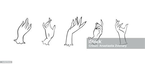 손으로 그린 벡터 추상 개요 그래픽 라인 아트 우아한 복고풍 인간은 최소한의 현대적인 스타일로 로고 또는 브랜딩을 제공합니다 벡터 인간의 손은 표지판 윤곽선 디자인 개념을