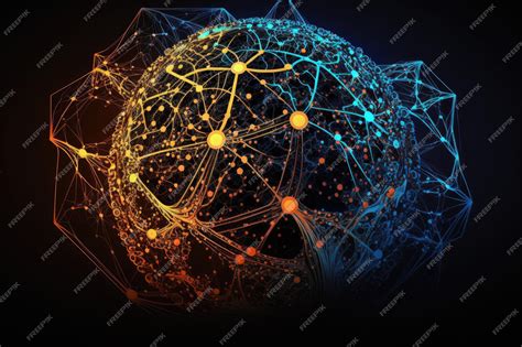 Premium Photo Worldwide Network The Blockchain Artificial Intelligence And Neural Networks