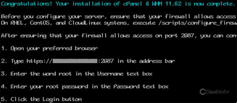 How To Install CPanel Help Cloudwafer Com
