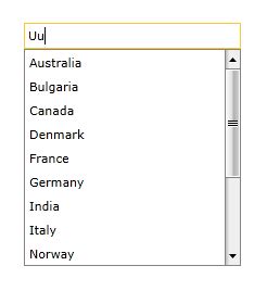 Wpf Autocompletebox Filtering Behavior Telerik Ui For Wpf